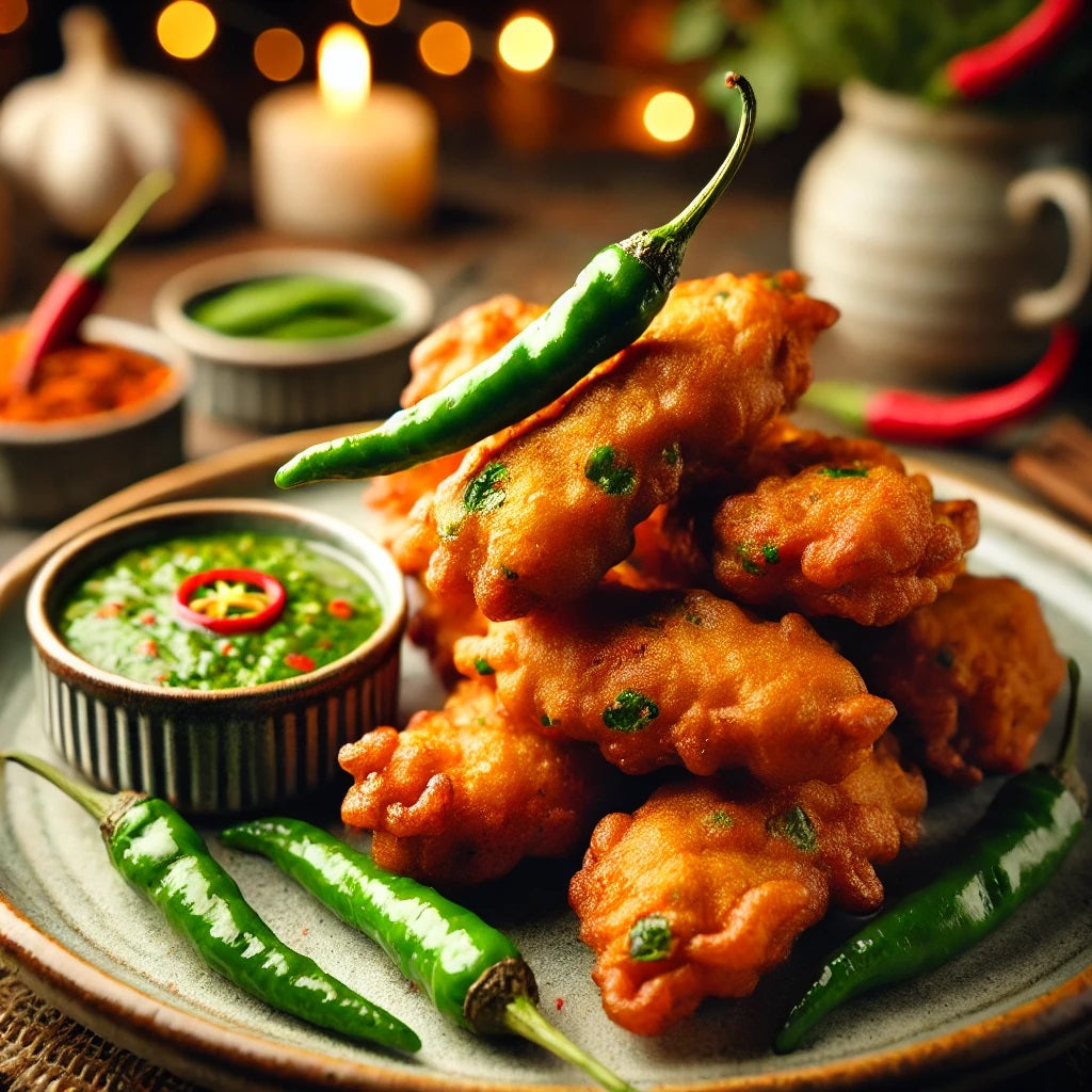 Crispy & Spicy: How to Make Perfect Green Chilli Fritters This Winter ...