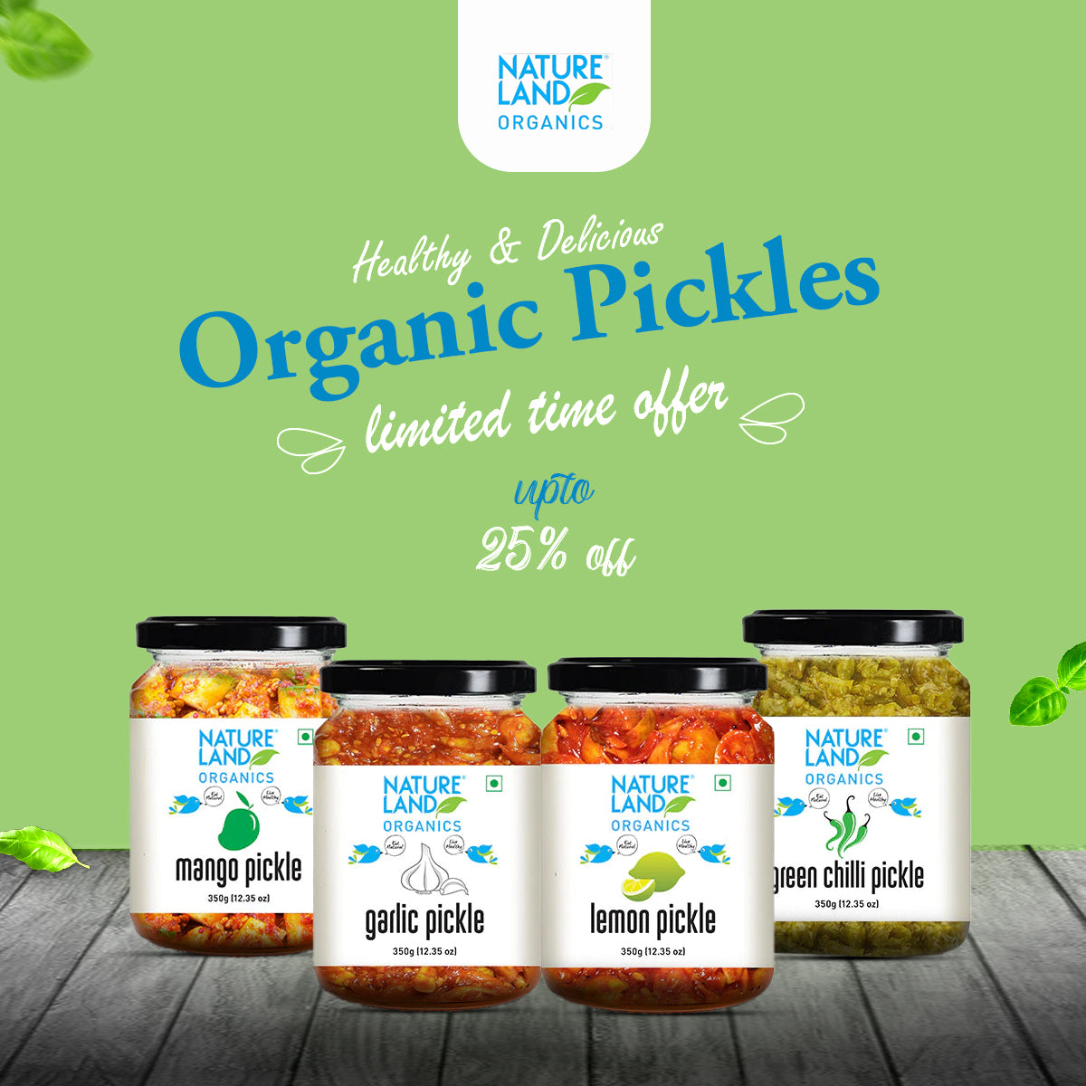 Organic Healthy Pickles: Buy Organic Pickles Online in India ...
