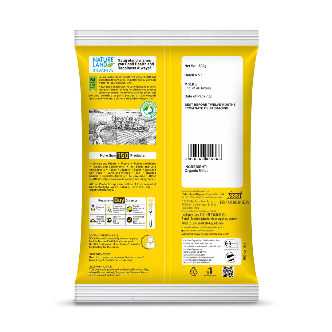 Organic Proso millet 500 gm – Natureland Organics