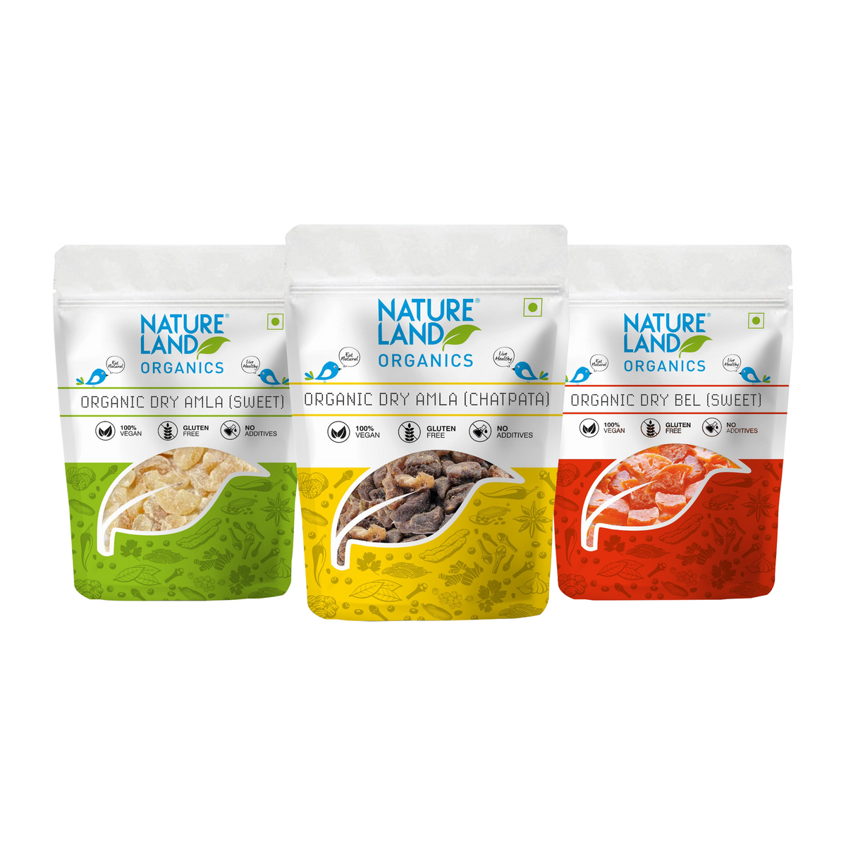 Organic Candies Combo (PACK OF 3-100 gms each) – Natureland Organics