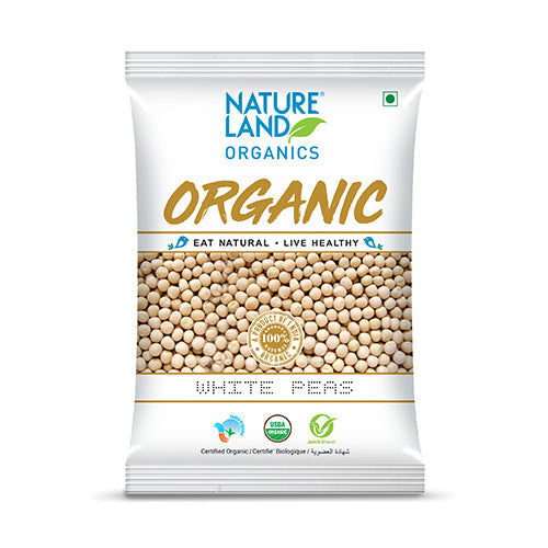 Buy Organic White Peas Online (500gm) - NatureLand Organics ...